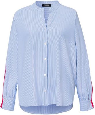 Tuzzi Nero Langarmbluse Bluse RED EDITION mit Kontraststreifen