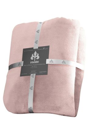 Irisette Kuscheldecke, Rosa, Textil, Uni, 150x200 cm, Oeko-Tex Standard 100, pflegeleicht, Wohntextilien, Decken, Kuscheldecken