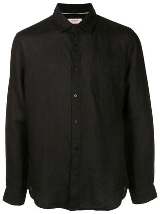 Osklen chemise boutonnée à manches longues - Noir
