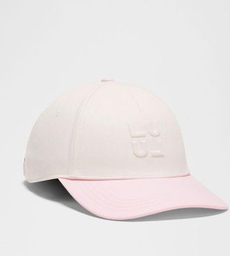 lululemon Structured Classic Ball Cap Embossed - Rose - Taille L/XL