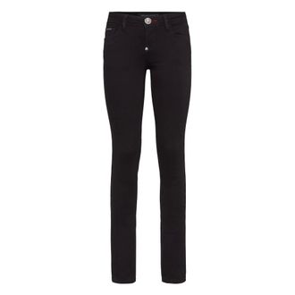 Philipp Plein Femme, Jeans, Noir, Taille: W25 Slim Fit Angel
