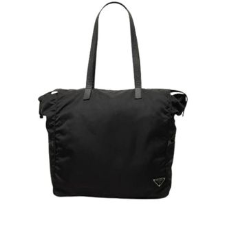 Prada Sac cabas en nylon Pre-owned - Femme - Pre-owned - Noir - Taille: ONE Size