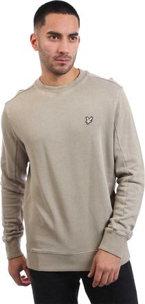 Lyle & Scott Sweatshirt f&uuml;r Herren, Rundhalsausschnitt, Gef&auml;rbt (Beige)