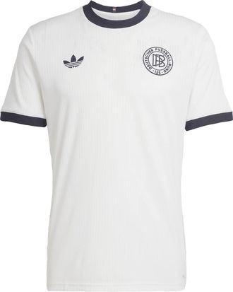 adidas DFB Germany Deutschland Retro Trikot Jersey (DE/NL/SE/PL, Alphanumerisch, XXL, Regular, Regular, White/Black)