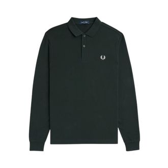 Fred Perry Klassisches Poloshirt in Verschiedenen Farben - - Tops - Herren - Gr&uuml;n - S
