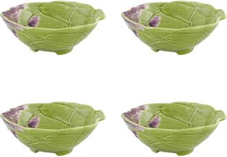 Bordallo Pinheiro Large Bowl - Set 4 - Artichoke