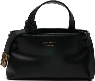 Emporio Armani Knot Detail Handle Tote Bag