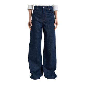 Max Mara Femme, Jeans, Bleu, Taille: 44 FR Vega Wide Jeans