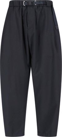 White Sand Wide Leg Pants With Waistband