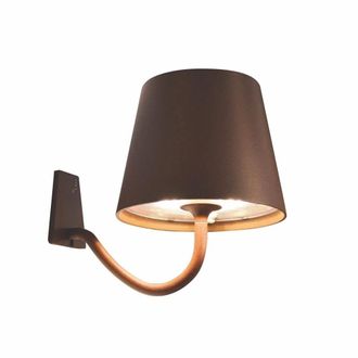 Zafferano Lampes &agrave; Porter Poldina Wandlampe Corten