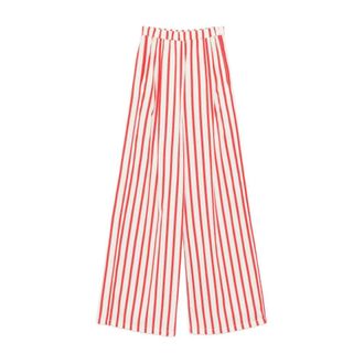 Forte_Forte Femme, Pantalons, Multicolore, Taille: 38 FR Pantalon large &agrave; rayures