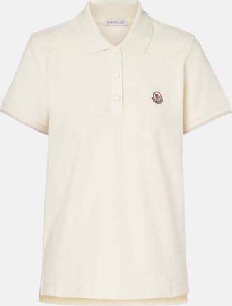 Moncler Polo en coton &agrave; logo