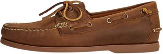 Polo Ralph Lauren Merton Chaussure Bateau D&eacute;contract&eacute;e - Homme - Chaussures - Brun - Taille: 40 EU
