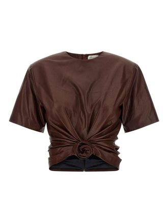 Magda Butrym T-Shirt - Braun