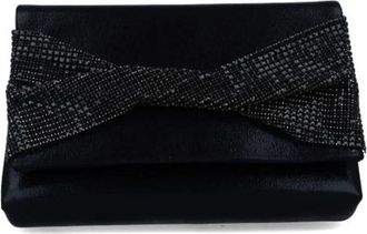 Menbur Pochette mit Strassschleife - - Bags - Damen - Schwarzk - ONE SIZE