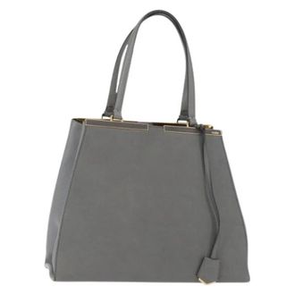 Fendi Pre-owned Lederhandtasche - - Pre-owned - Damen - Grau - ONE SIZE