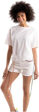 Akep Femme, Tops, Blanc, Taille: 42 FR Bianca T-Shirt