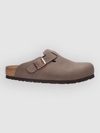 Birkenstock Boston Syn 2.0 Birko-Flor Nubuk Sandales marron