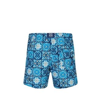 HOM Short de bain imprim&eacute; Maiolica ample