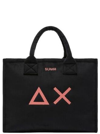 Sun 68 Sac &agrave; main femme Cali Corduroy Noir X45209 Taille unique