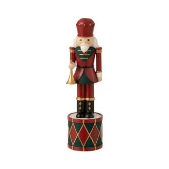 Paris Prix Bougeoir de Noël Casse-Noisette 32cm Rouge