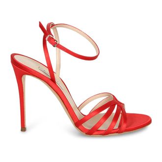 Casadei Femme, Chaussures, Rouge, Taille: 38 1/2 EU High Heel Sandales