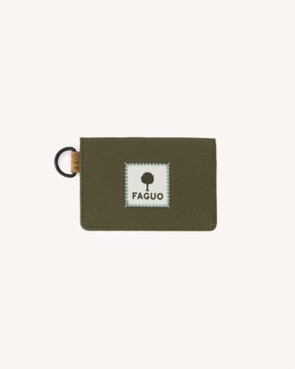 Faguo Portefeuille vert olive fonc&eacute;