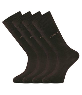 Joop Herren Socken Str&uuml;mpfe Business Allround 900000 4 Paar, Farbe:Braun, Gr&ouml;&szlig;e:43-46, Artikel:-7000 mocca