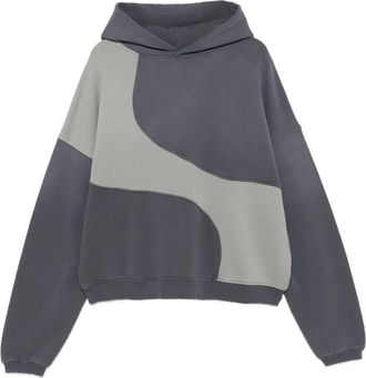 ERL Hoodie mit Kontrasteinsatz - Grau