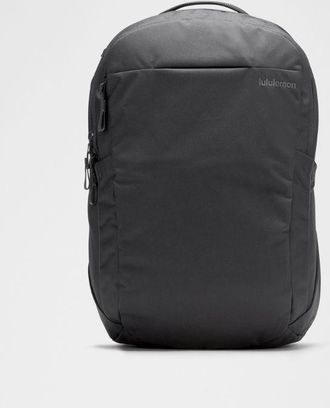 lululemon Sac &agrave; dos &agrave; triple fermeture &eacute;clair 28L Tech Canvas - Noir/Gris