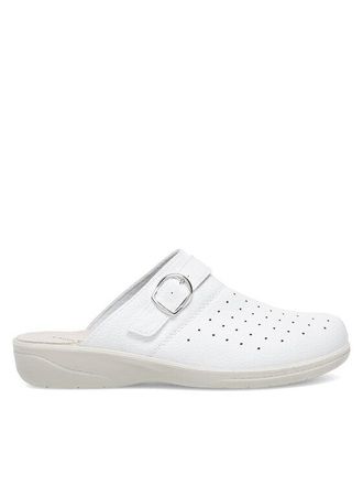 Clara Barson Pantoletten WS010904-01 Weiß