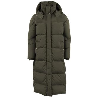 Woolrich Dunkelgr&uuml;ne Aurora Parka f&uuml;r Frauen - - Coats - Damen - Gr&uuml;n - S