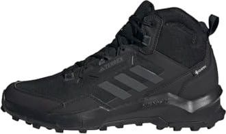 adidas Homme Terrex AX4 Mid Gore-TEX Hiking Shoes Chaussures de randonnée, Core Black/Carbon/Grey Four, 43 1/3 EU