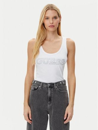 Guess Top W5GP29 KA0H1 Weiß Regular Fit