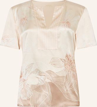Marc Cain Blusenshirt Im Materialmix Mit Seide rosa