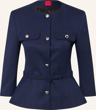 HUGO BOSS Hugo Blazer Althia Mit 3/4-Arm blau