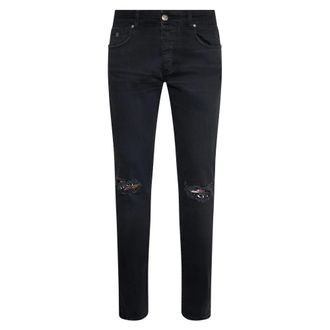 John Richmond Homme, Jeans, Noir, Taille: W29 Jeans Slim-fit
