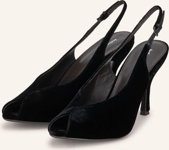Lola Cruz Peeptoes Gabriette schwarz