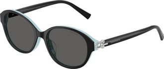 Tiffany & Co. Femme, Accessoires, Noir, Taille: 54 MM Lunettes de soleil rondes