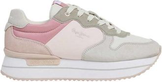Pepe Jeans London Baskets en Cuir Rusper Jelly Rose