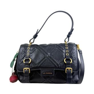 La Carrie Femme, Sacs, Noir, Taille: ONE Size Labyrinth Atena Medium Manico + Patta