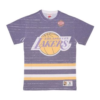 Mitchell & Ness Homme, Tops, Multicolore, Taille: XL NBA Jumbotron 3.0 Lakers Tee
