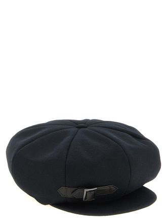 Yohji Yamamoto YO340618BM 8-Panel Polyamide Baseball Cap - Black