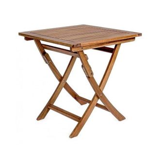 Hellin Hellin - Noemi Outdoor-Tisch aus klappbarem Akazienholz 70x70x h73 cm