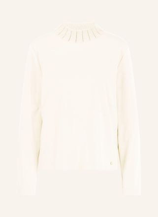 Marc Cain Longsleeve Mit Schmucksteinen weiss