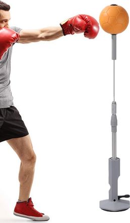 Generic Speed Bag - Reflexboxsack Mit Standfu&szlig;, Verstellbare H&ouml;he, Extra Starker Saugnapf, Stabil & Robust | Ideales Trainingsger&auml;t F&uuml;r Reaktion, Schnelligkei