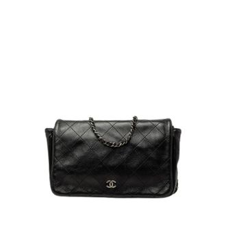 Chanel Pre-owned Quilted Crossbody Bag - - Pre-owned - Damen - Schwarzk - ONE SIZE