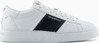 Emporio Armani Baskets en cuir Emporio Armani