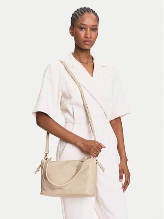 Tommy Hilfiger Handtasche Th Soft Summer Mini Bucket AW0AW17541 Beige