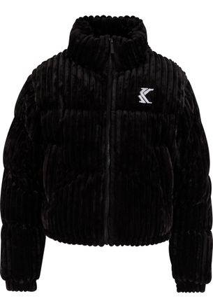 Karl Kani KK Og Fuzzy Corduroy Short Puffer Jacket Black, XL